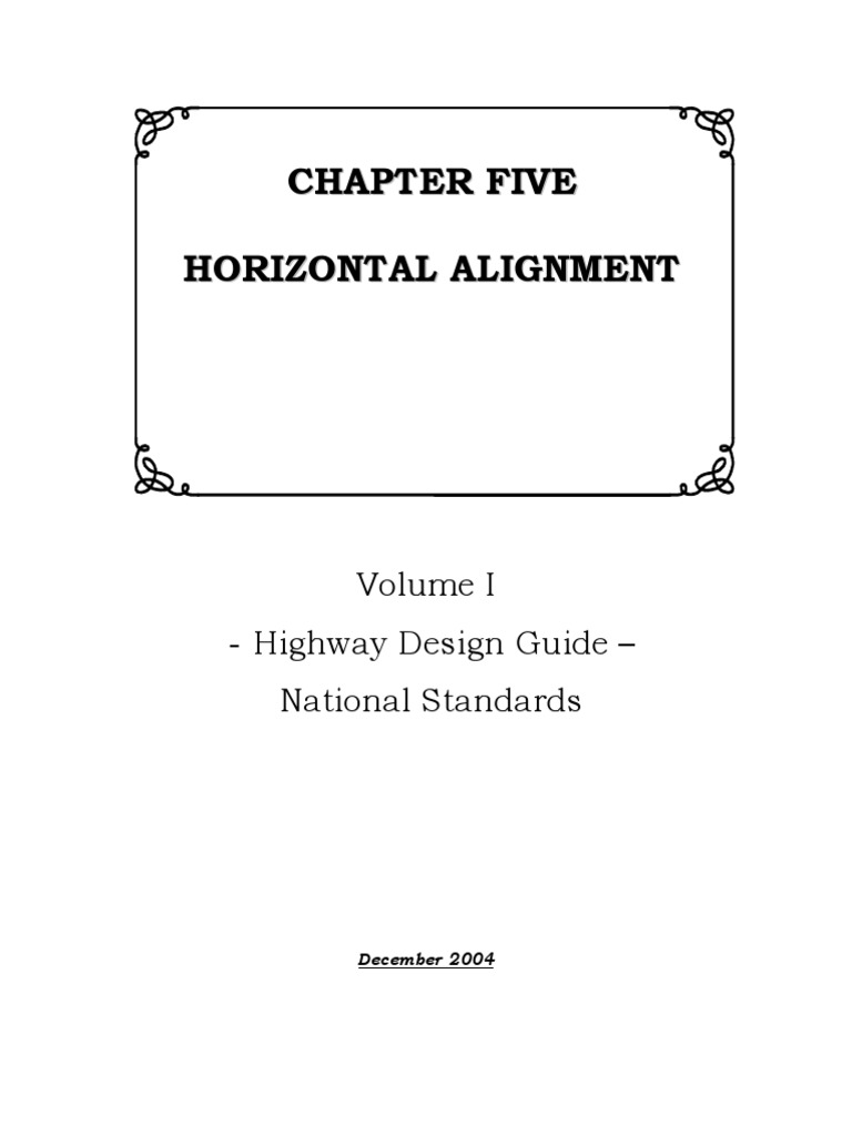 Horizontal Align | PDF | Lane | Slope