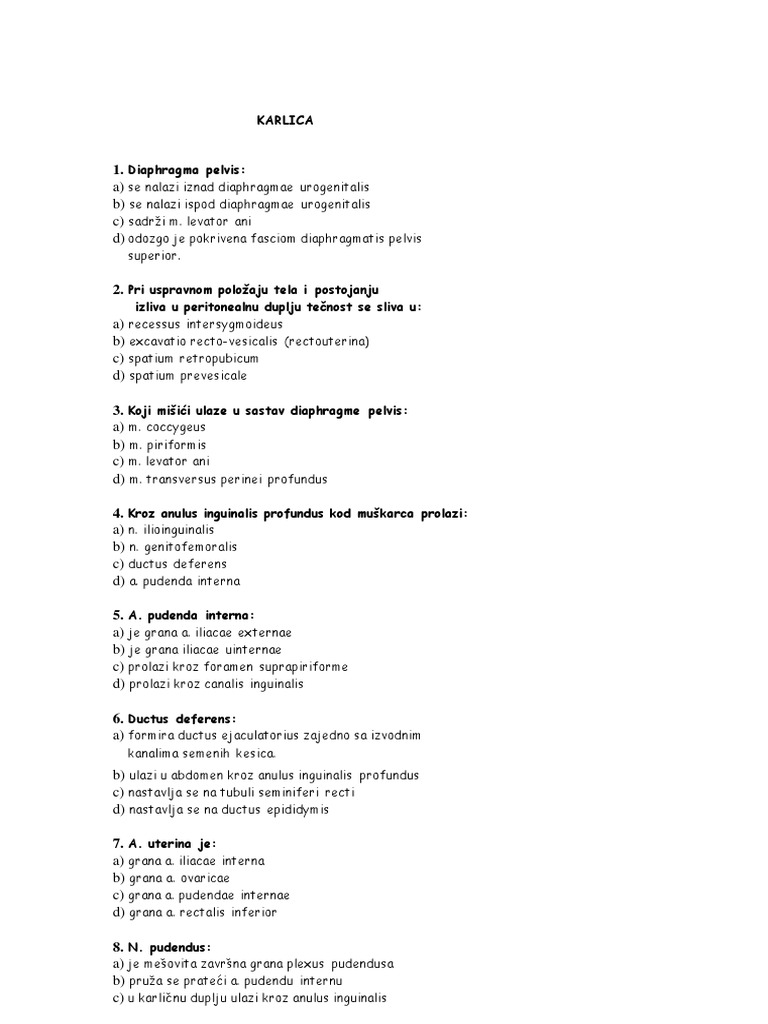 Karlica Pitanja | PDF