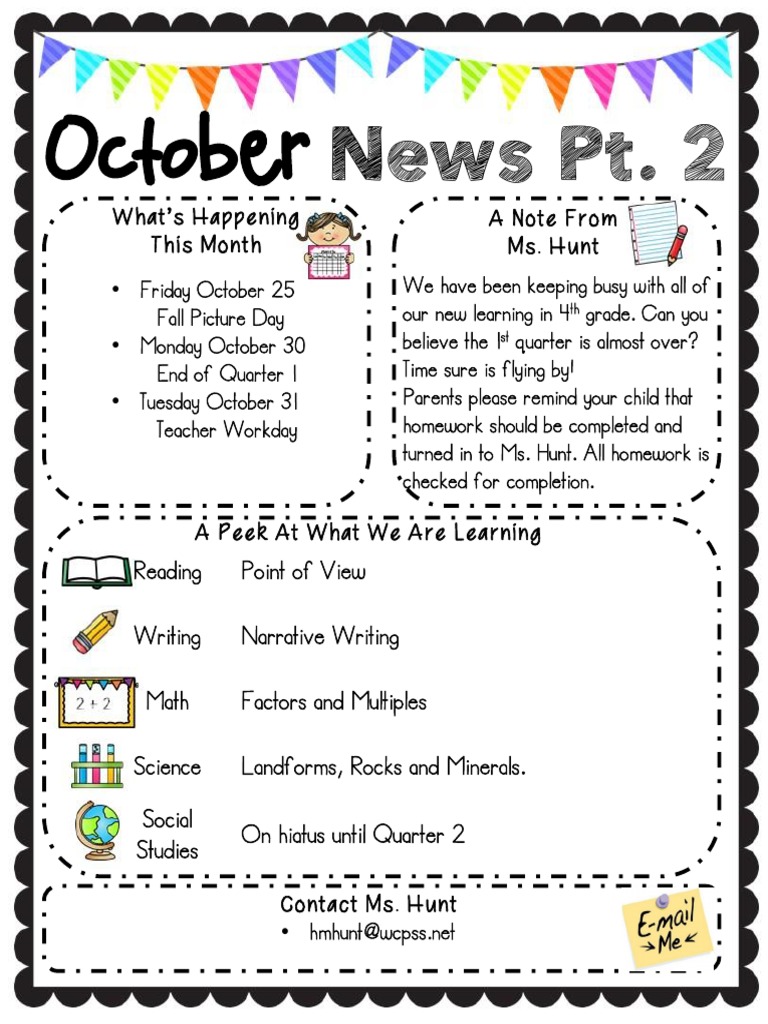 October Newsletter PT 2 | PDF