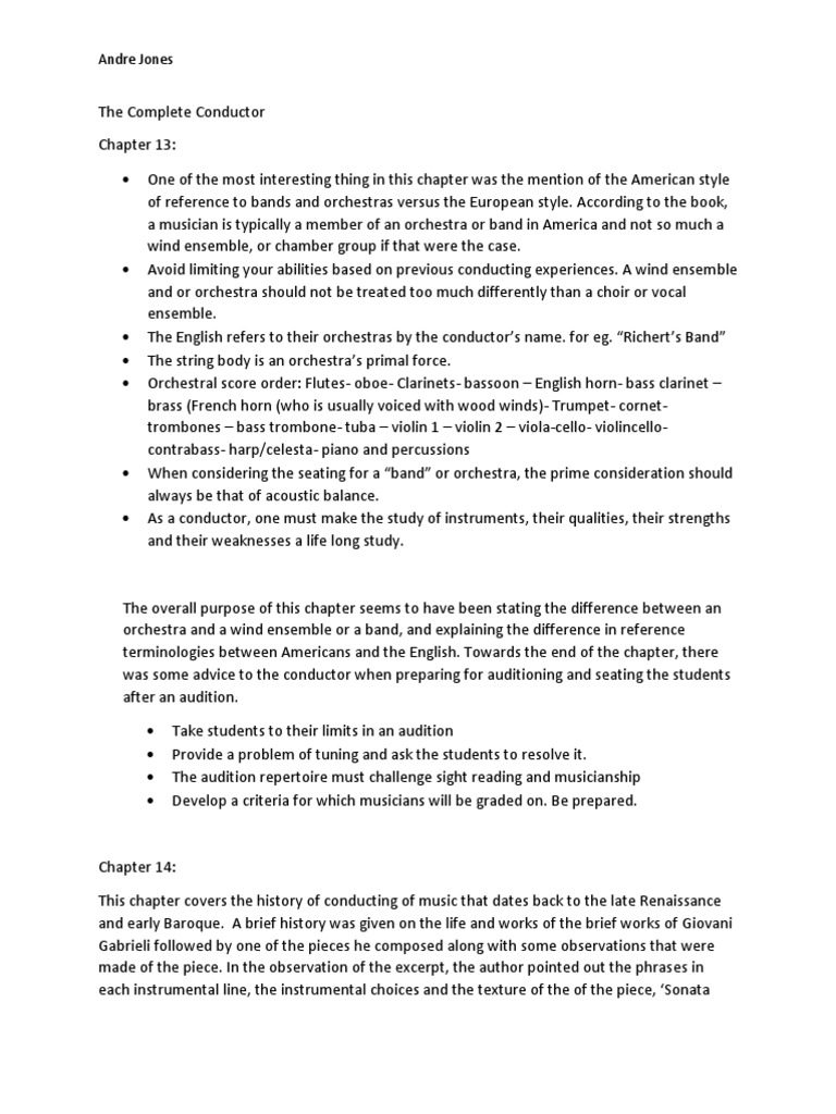 The Complete Conductor | Download Free PDF | Orchestras | Conducting