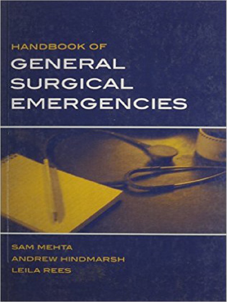 Handbook of General Surgical Emergencies-CRC Press (2016) | PDF ...