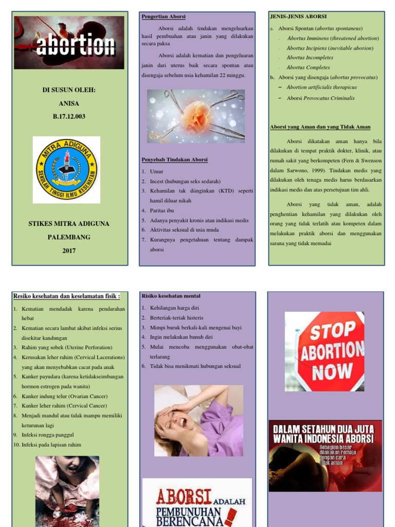 Anisa Leaflet Aborsi | PDF
