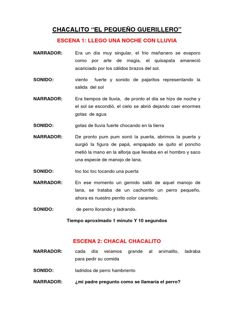 CHACALITO | PDF | Perros | Naturaleza