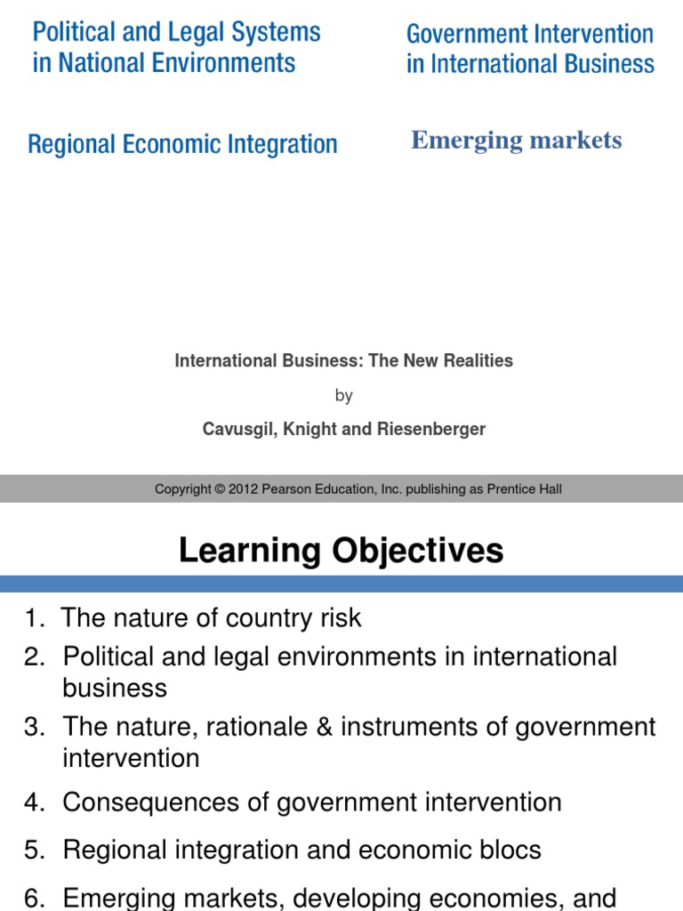 4. Political, Legal and Economic Factors (1) | Emerging Markets ...