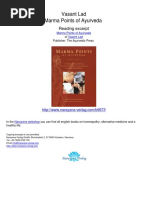 108 Marma Points Chart | PDF | Edema | Prana