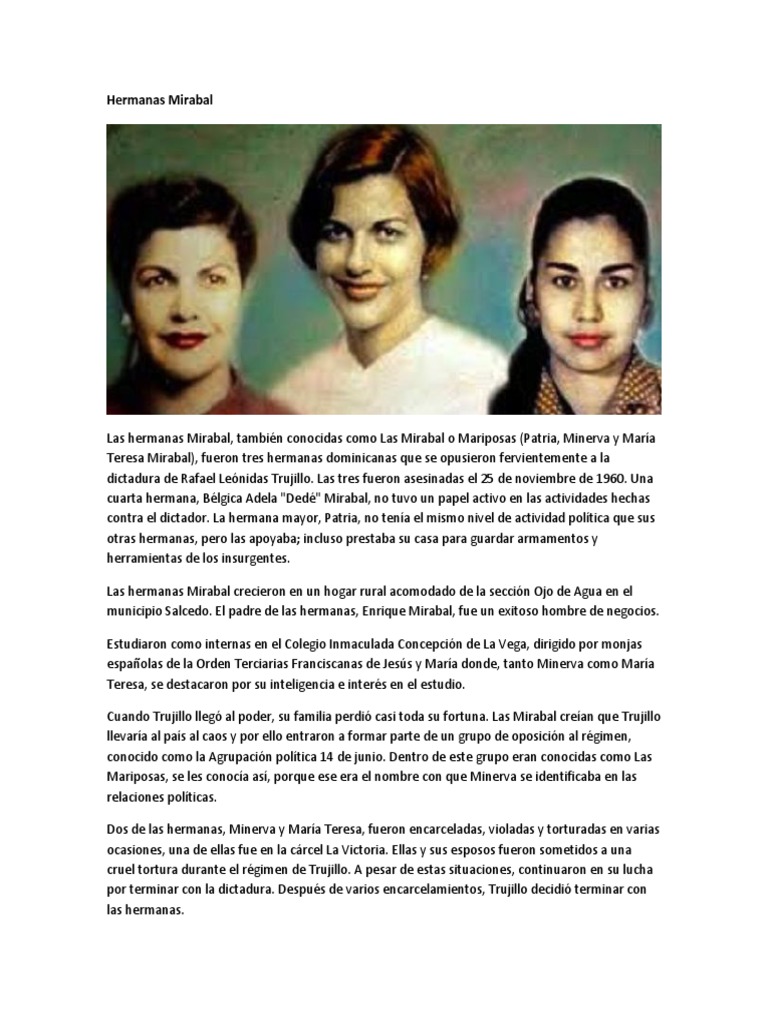 Hermanas Mirabal | PDF