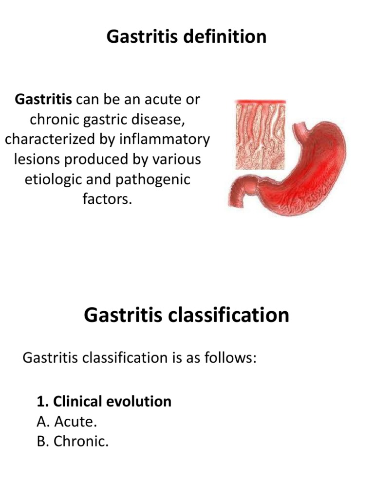 Gastritis Definition: Gastritis Can Be An Acute or | PDF | Stomach ...