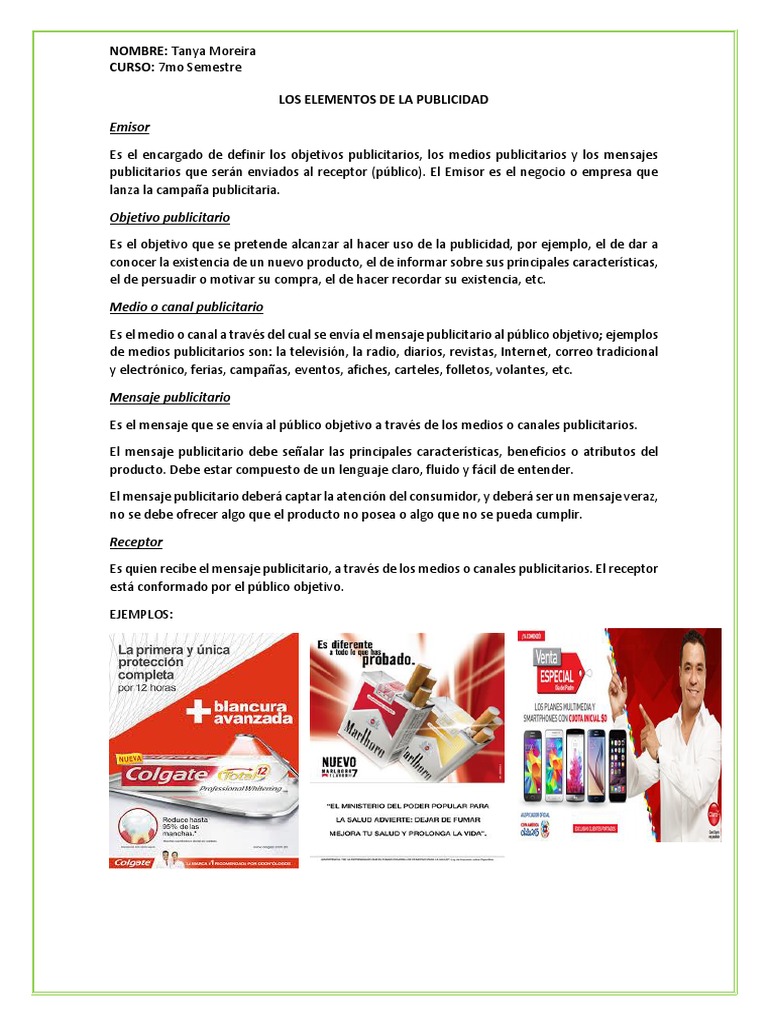 Los Elementos de La Publicidad | Descargar gratis PDF | Publicidad ...