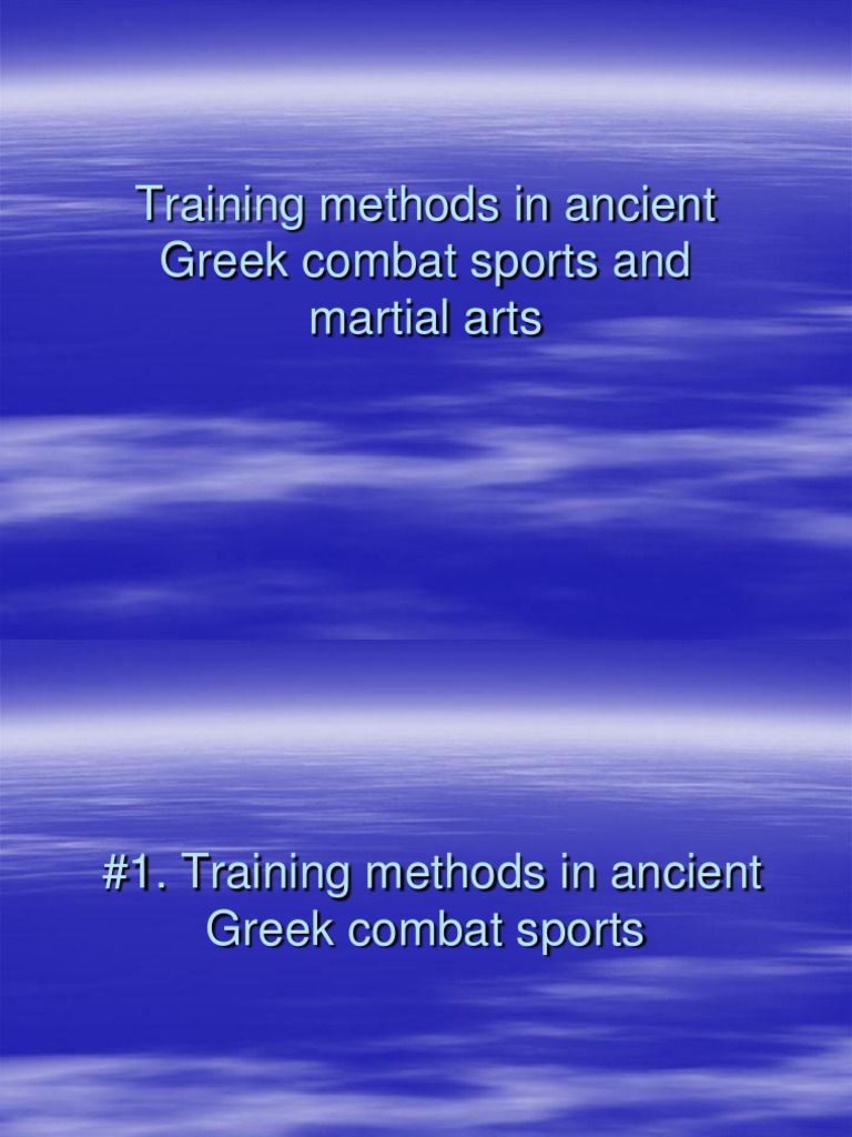 Ancient Greek Training | PDF | Ancient Greece | Religion And Belief