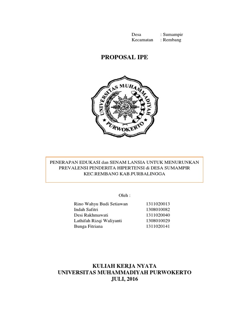 Proposal IPE | PDF