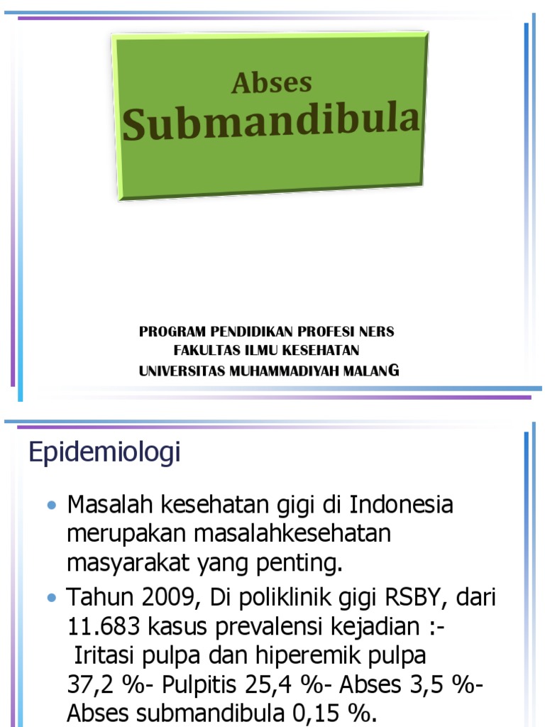 Abses-Submandibula | PDF
