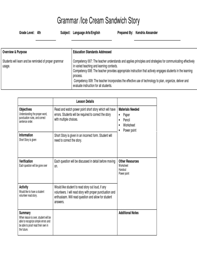 lesson plan | Competence (Human Resources) | Teachers