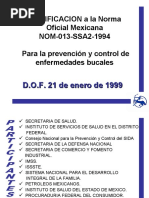 NOM-013-SSA2-2015 - para La Prevención y Control de Enfermedades ...