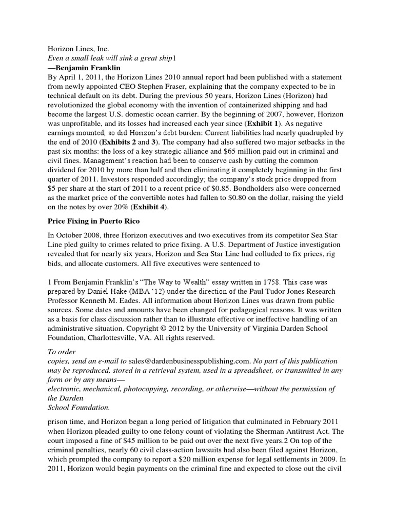 Horizon Lines | PDF