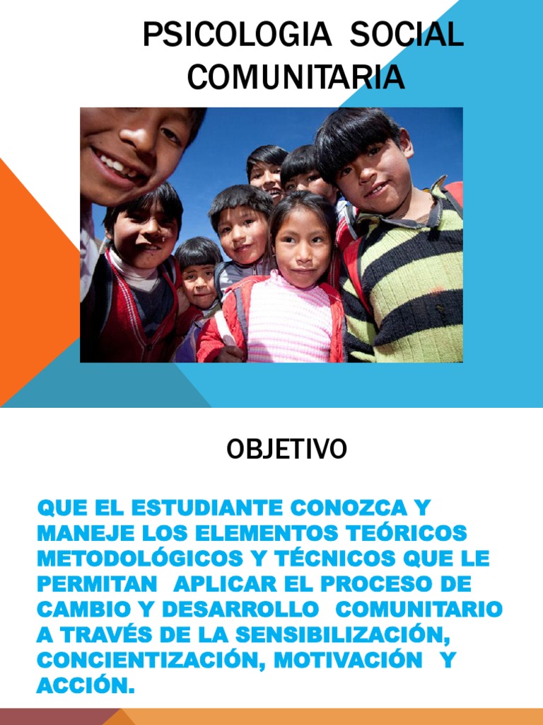 Psicologia Comunitaria | PDF | Comunidad | Sicología