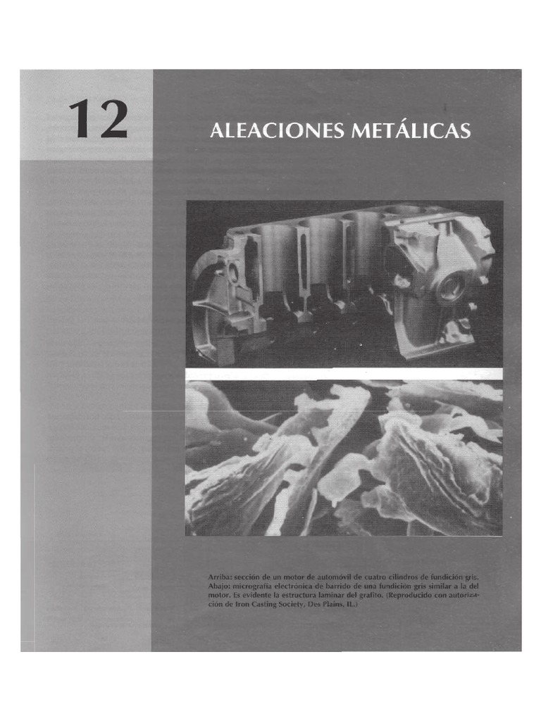 Cap. 12 Aleaciones Metalicas. Libro Callister | PDF