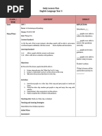 RPH Cefr | PDF | Lesson Plan | English Language