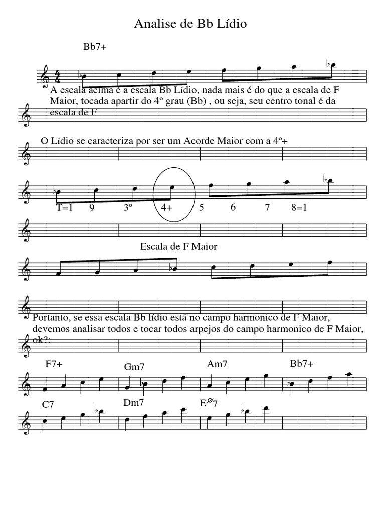 Analise de BB Lídio | PDF