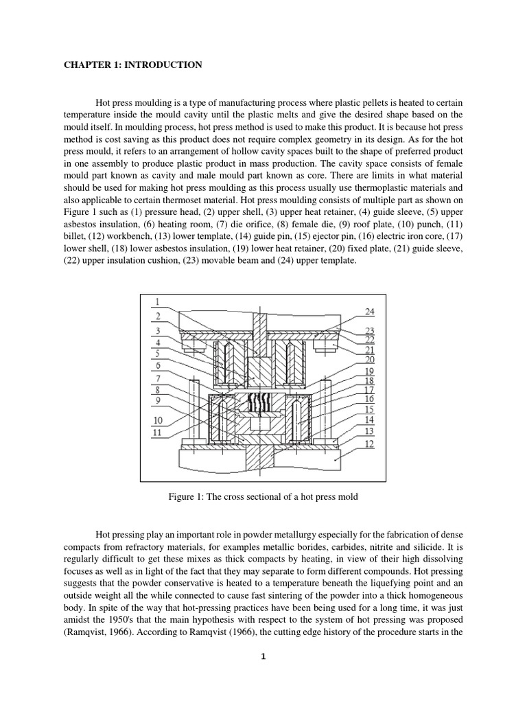 Hot Press Moulding | PDF | Sintering | Building Engineering