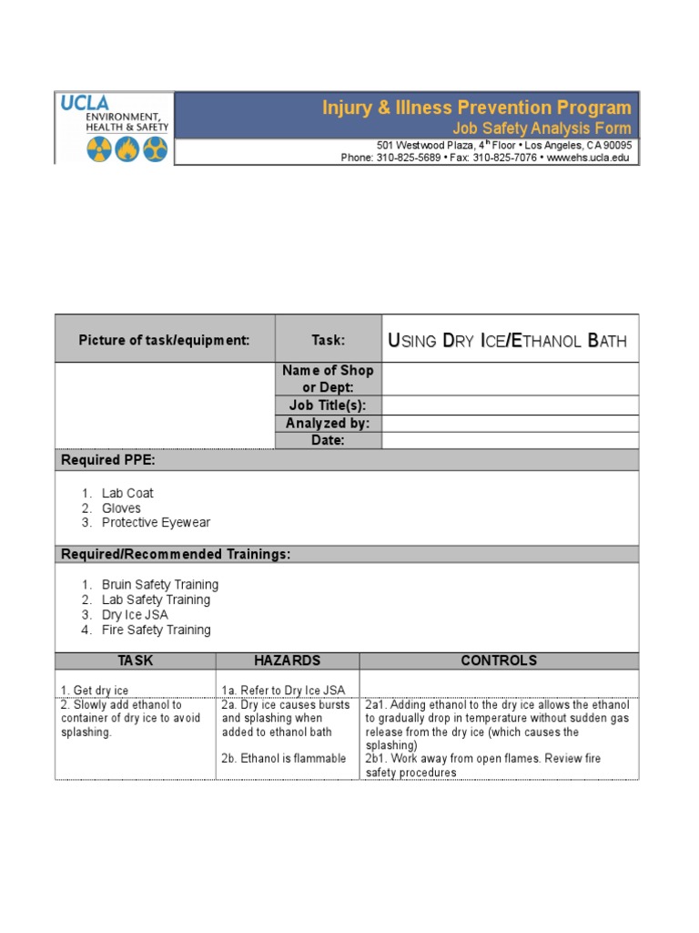 Injury & Illness Prevention Program: U D I /E B | PDF