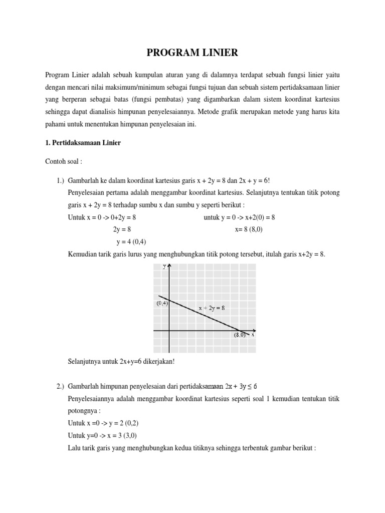 Program Linier | PDF