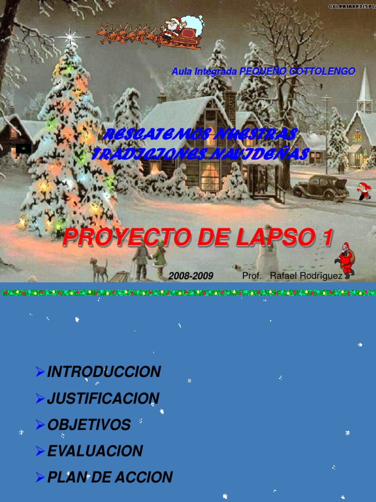 Proyecto Navideño | PDF | Tradiciones navideñas | Navidad