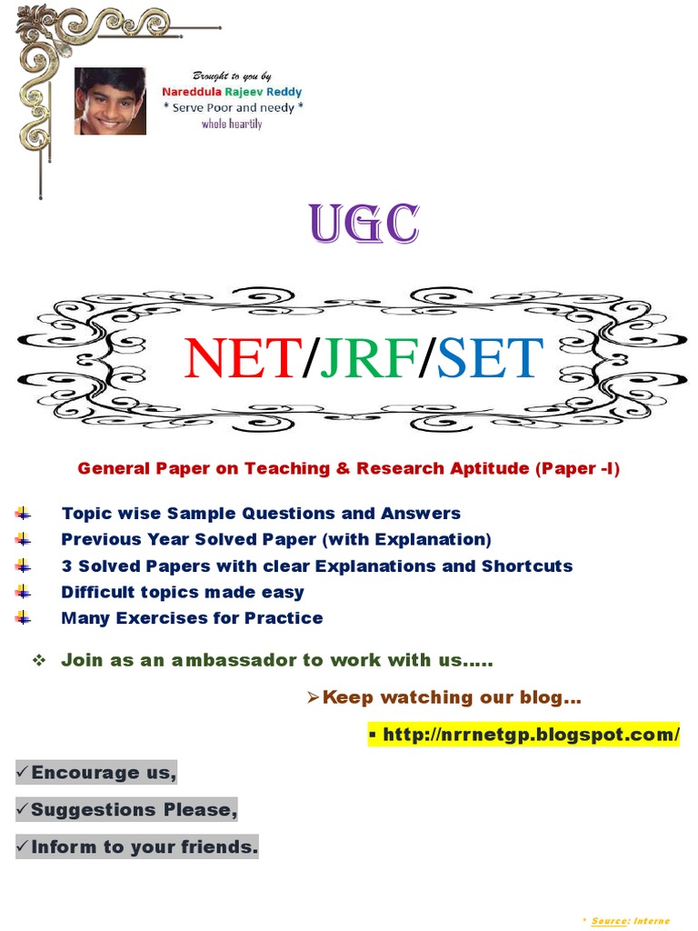 NRR Ugc Net General Paper Book | PDF