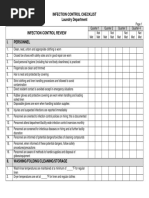 A-4 Inspection of Laundry Services Checklist | PDF | Health Care | Safety
