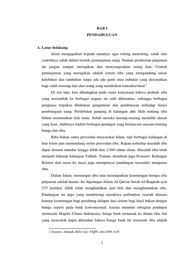 Makalah Bunga Bank Dan Riba | PDF | Hukum