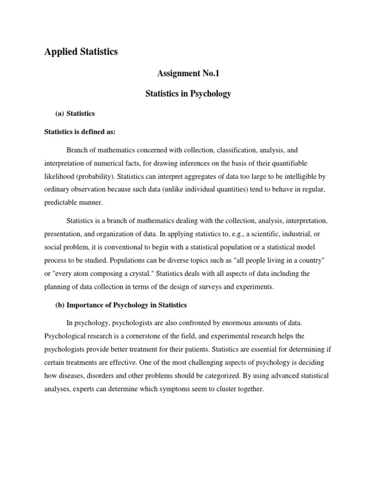 Applied Statistics | PDF | Mean | Mode (Statistics)