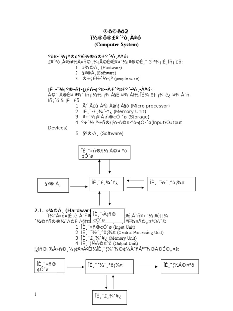 Lesson2 Computer System | PDF | Games & Activities | Computers