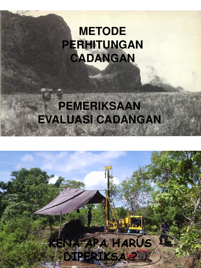 Metode Perhitungan Cadangan | PDF