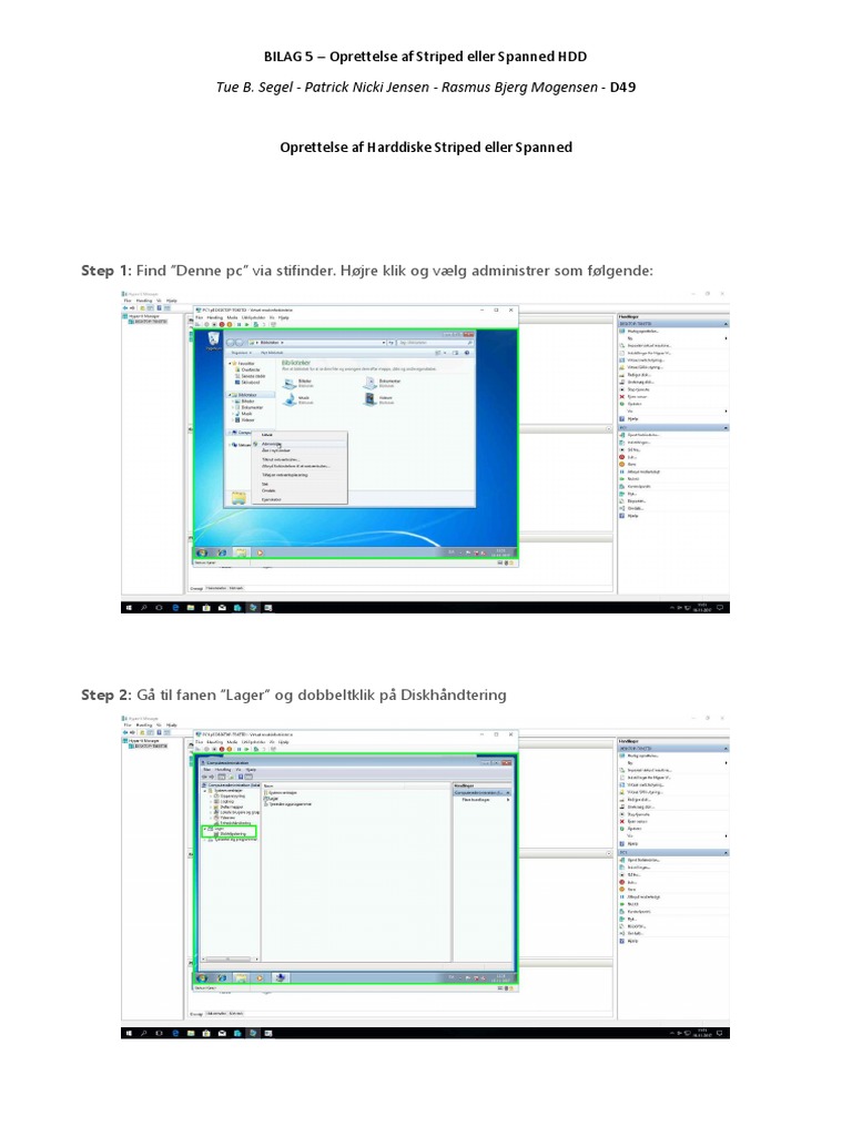 Bilag 5 - Span Og Strip Opsætning | PDF