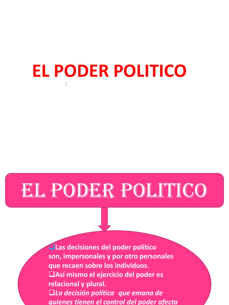 Poder Político | PDF | Poder (social y político) | Estado (política)