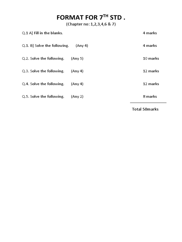 7th Sem Format | PDF
