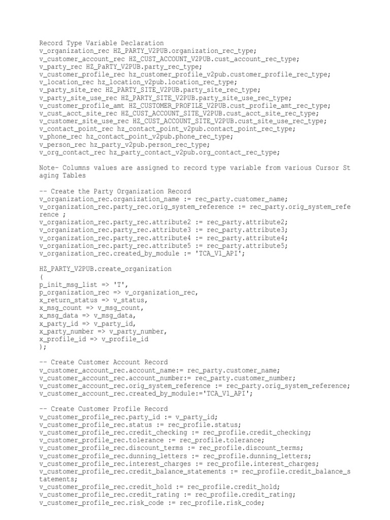 Customer Creation Api Sample Code Pdf Computer Programming Computing