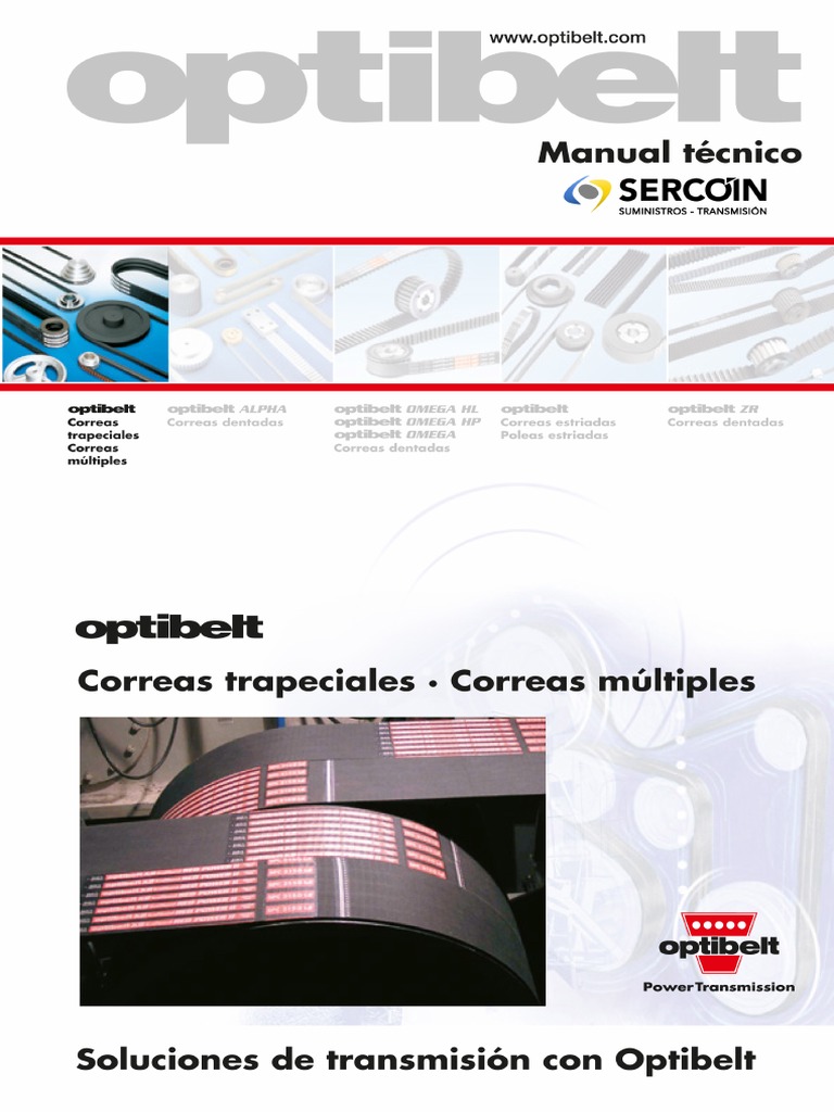 Catalogo Correas Transmision Optibelt