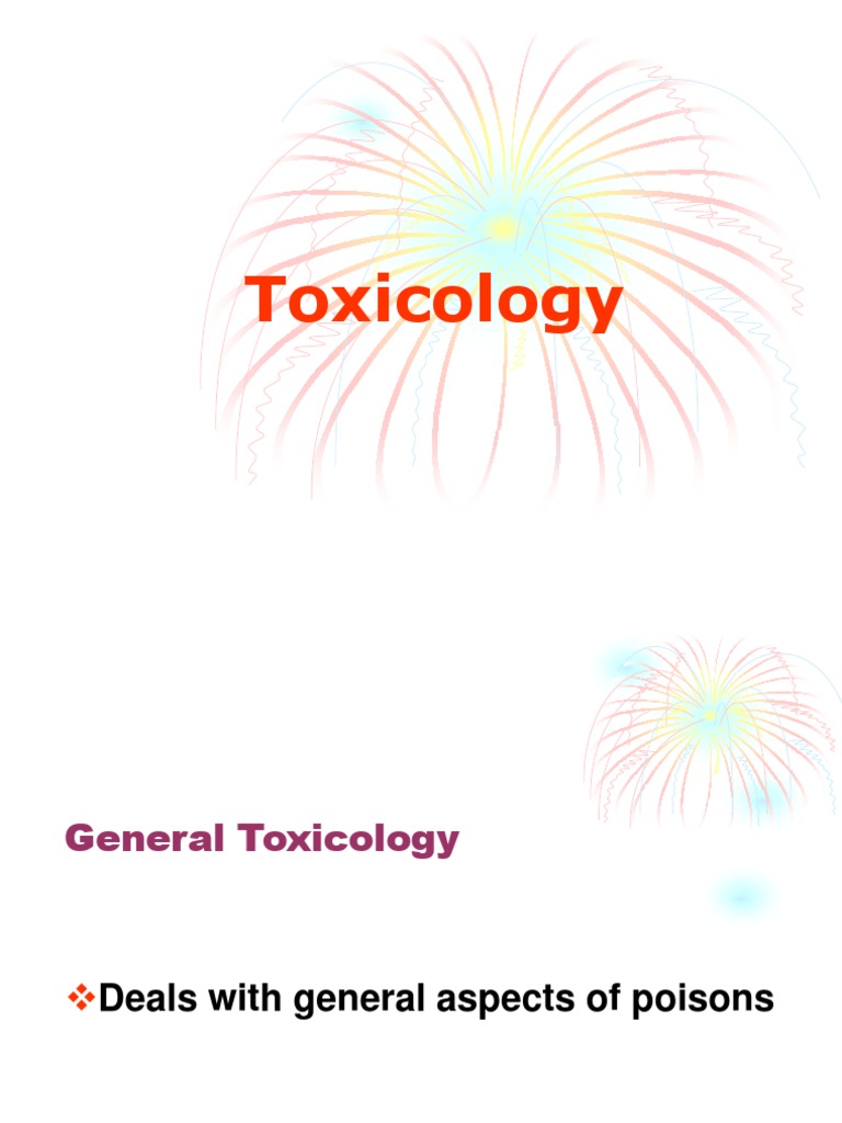 An Overview of General Toxicology and its Various Branches, Concepts ...