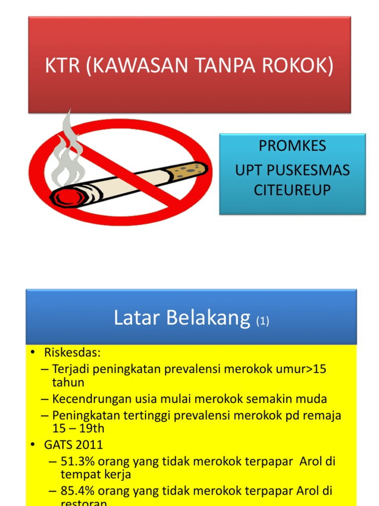 KTR (KAWASAN TANPA ROKOK) NIA.pptx