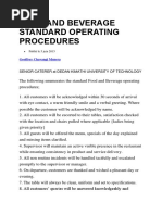 Basic FNB Service Training Module | PDF | Wellness