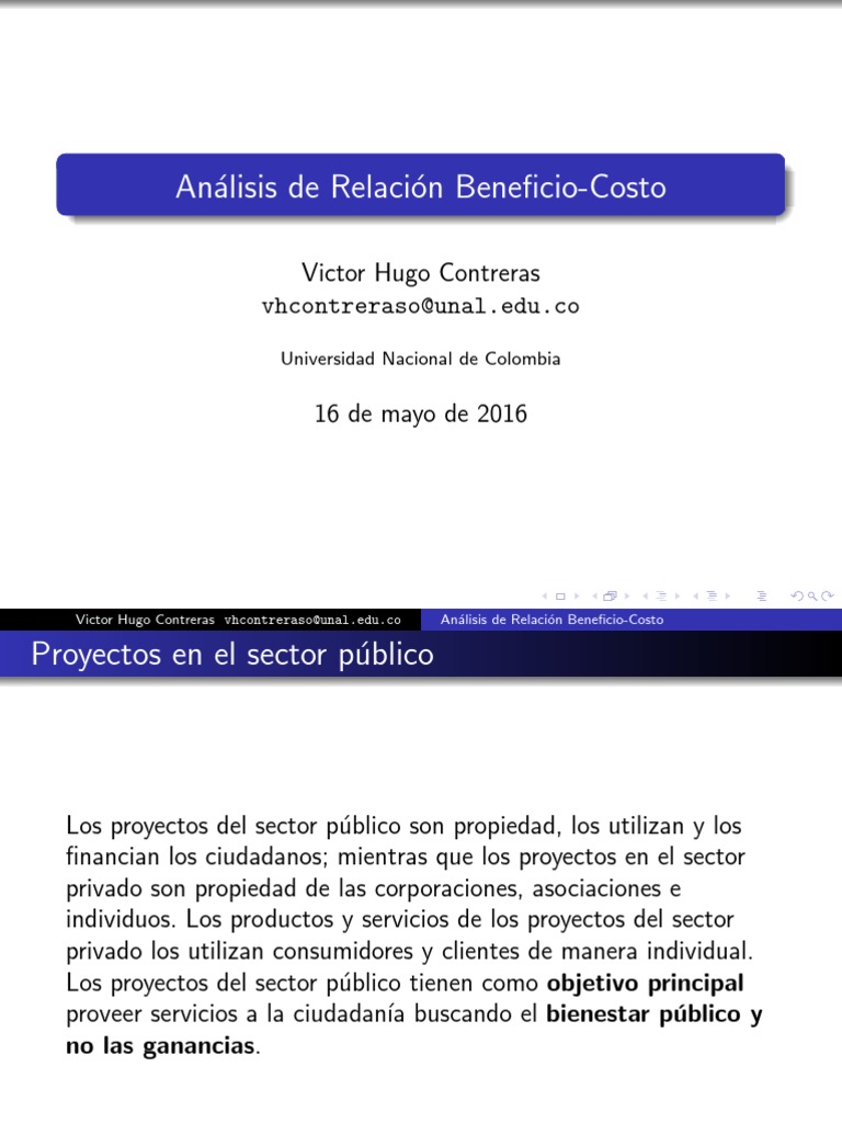 Análisis de Relacion Beneficio Vs Costo | PDF | Beneficio (economía ...