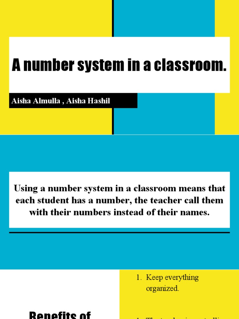 A Number System in A Classroom.: Aisha Almulla, Aisha Hashil | PDF