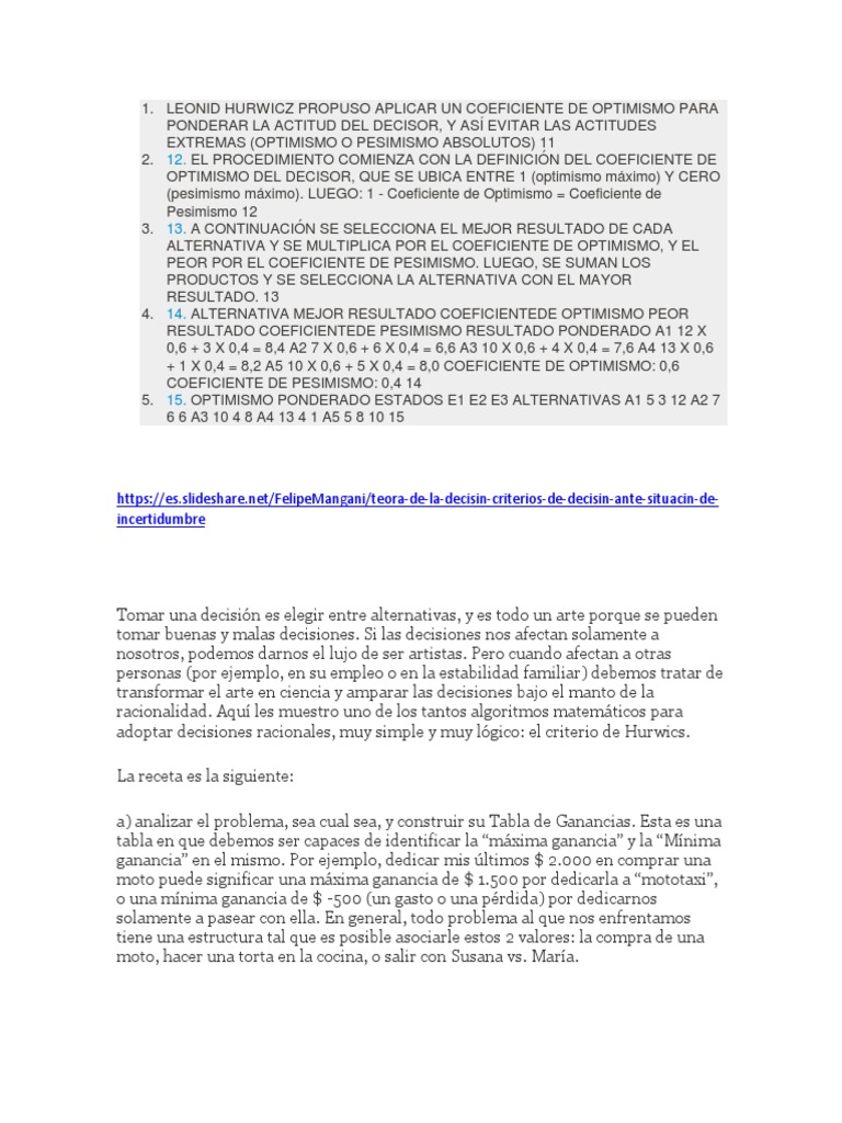 HURWICZ | PDF | Science | Ciencia (general)