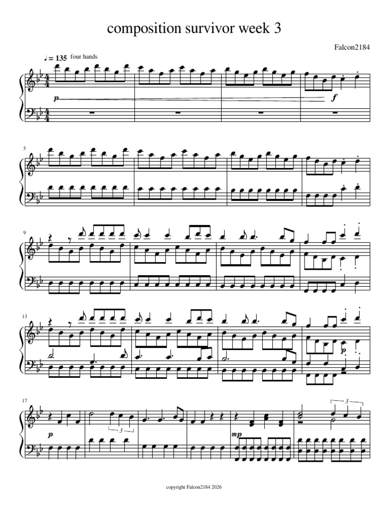 Composition Survivor Week | PDF