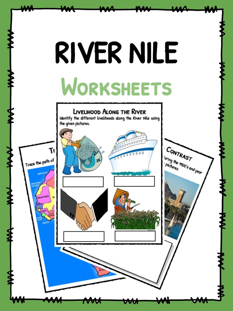 Sample River Nile Worksheets | PDF | Nile | Water And The Environment