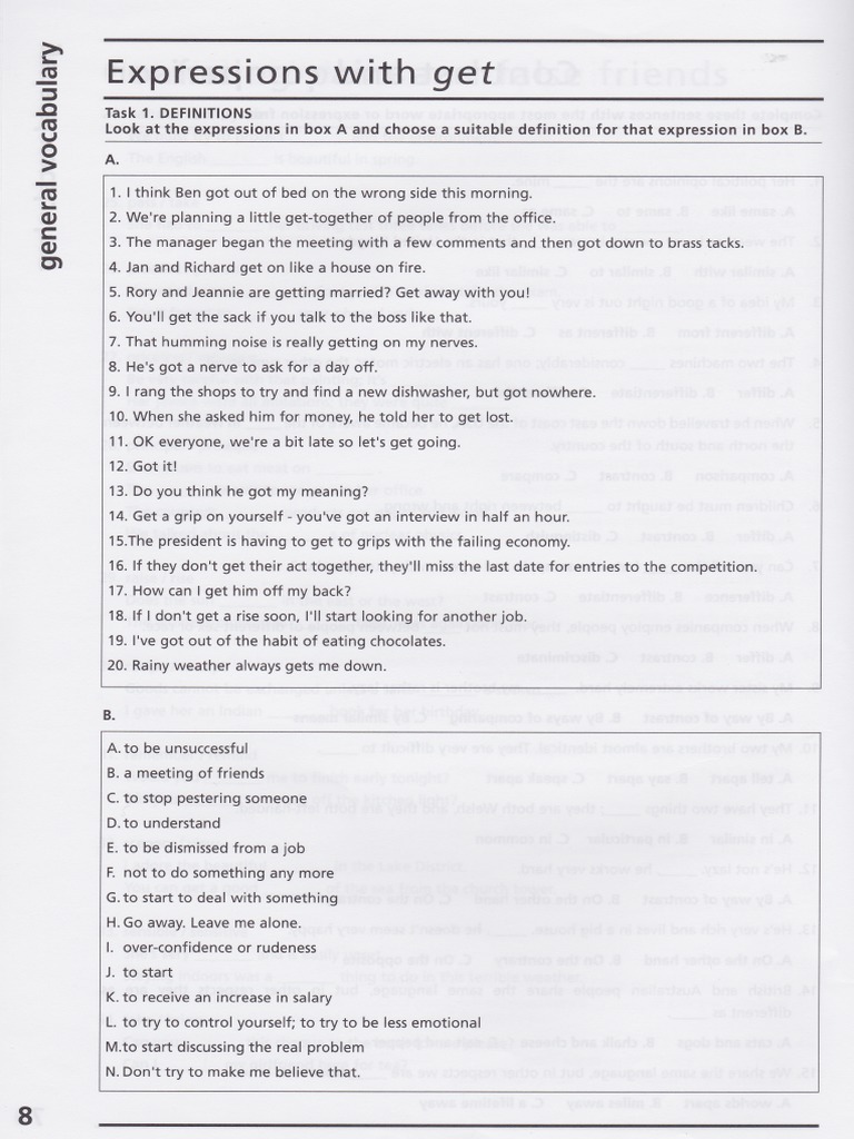 Expressions With Get PDF | PDF