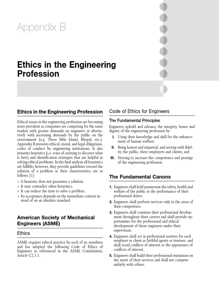 LUDWIG - Ethics in The Engineering Profession PDF | PDF | Engineer | Engineering