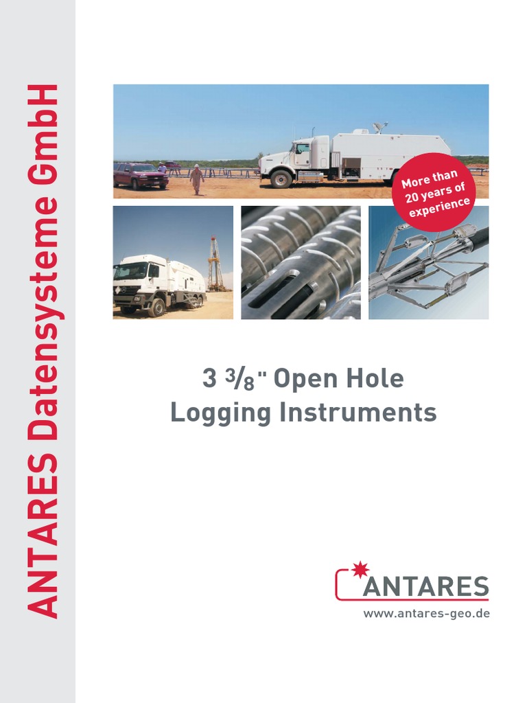 ANTARES Standard Wireline Open Hole Tool Catalog 2017-3s | Download Free PDF | Chemistry ...