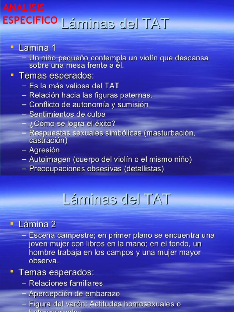 Tat Calificacion En General Pdf