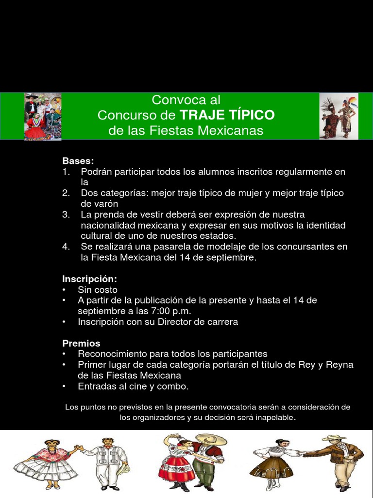 Concurso Trajes Típicos | PDF